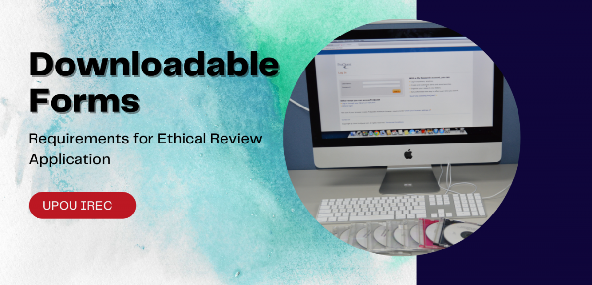 Downloadable Forms – Institutional Research Ethics Committee